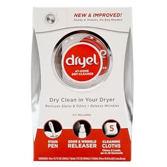 Dryel At-Home Dry Cleaner Starter Kit - 4 Loads (Packaging Image May ...