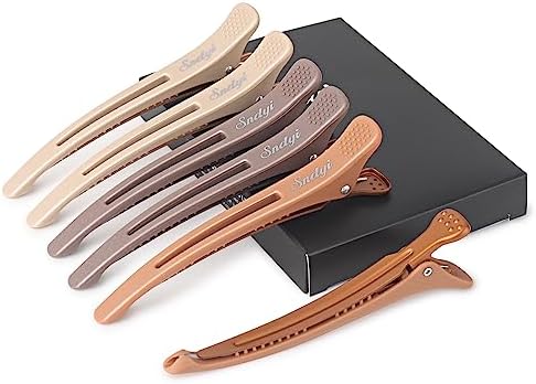 Amazon.com : AIMIKE 6pcs Hair Clips for Styling Sectioning, No Crease ...