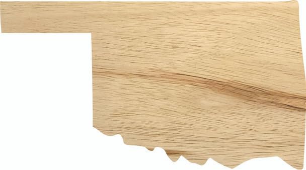 Amazon.com: Oklahoma Wooden State 4" Cutout, Unfinished Real Wood State ...