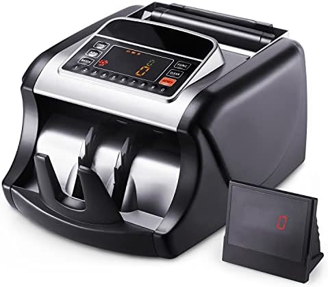 Amazon.com : Money Counter Machine, Value Counting, Cash Counter with LED Colorful Display, Bill ...