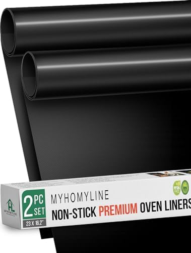 Amazon.com: Oven Liners for Bottom of Electric Gas Oven Reusable - 4 ...