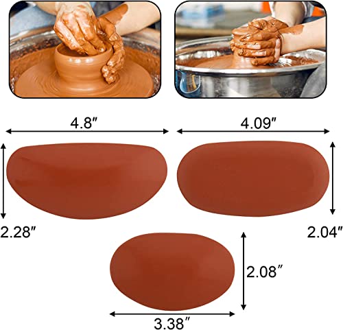 Snapklik.com : 6 PCS 3 Size Mud Clay Tools Rib Pottery Clay Ribs Soft ...