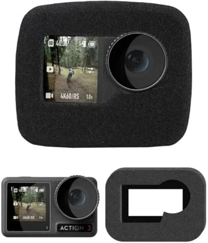 Windslayer Foam Cover for DJI Osmo Action 3 + 4 + 5 Pro Camera Wind ...