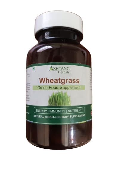 ASHTANG HERBALS WHEAT GRASS TABLET-60 TABLET-GREEN FOOD SUPPLEMENT ...