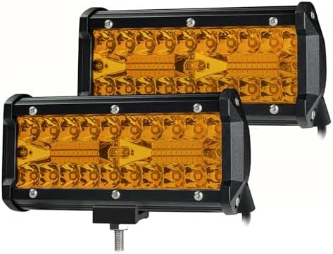 Amazon.com: FIERYRED Side Shooter LED Pods 4 Inch Spot Flood Combo LED ...