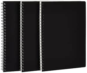 amazon basics College Spiral Notebook, 120 Pages, A5, Size 5.5 x 8.2 ...