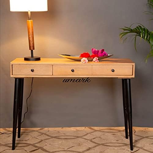 INDIGO INTERIORS Sheesham Wood Writing Study Desk for Home and Office ...