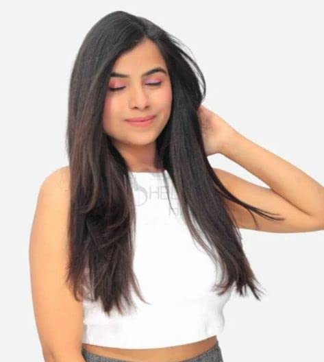 THE SHELL HAIR Seven Set Clip-In Extensions - Natural Wavy - Jet Black ...