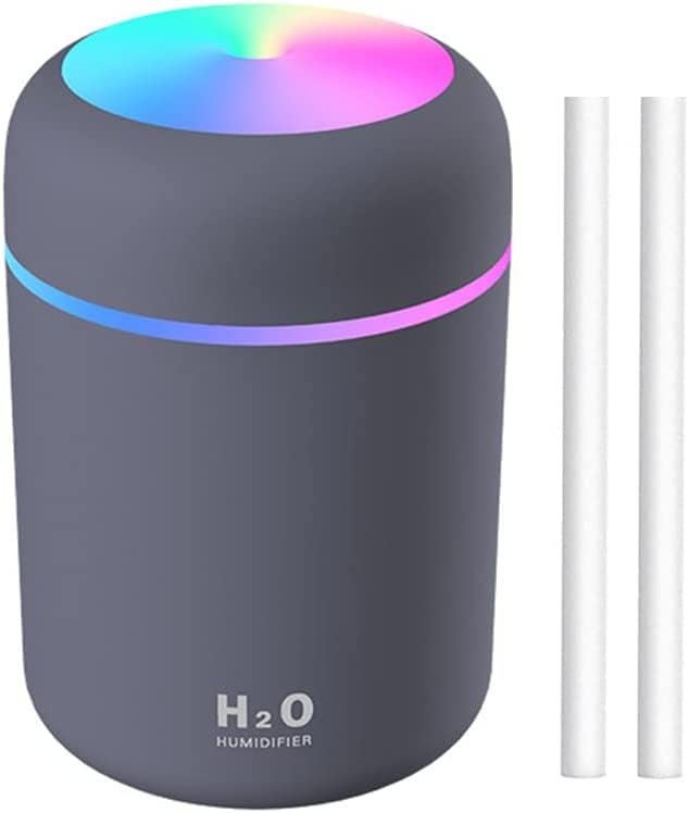 Colorful Cool Mist Mini Humidifier 300ml, USB Personal Desktop ...