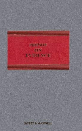 Phipson on Evidence: Amazon.co.uk: QC, Hodge M Malek: 9780414065529: Books