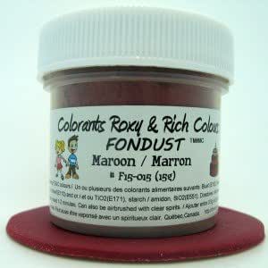 Amazon.com : Powder Colour - Maroon (4 grams) : Grocery & Gourmet Food