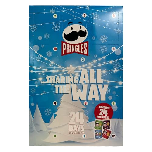 Luxury Pringles Advent Calendar - 24 Day Full Size Calendar - Contains ...