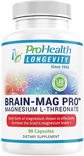 Amazon.com: Brain-Mag Pro (Magnesium L-Threonate) (90 Capsules) by ...