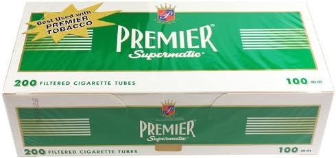 Amazon.com: (5) Five Boxes of Premier Menthol - 100mm Cigarette Tubes ...