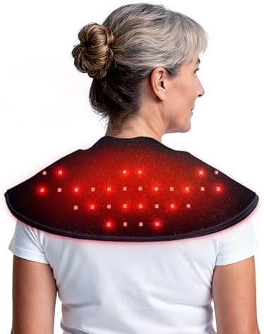 Amazon.com: PEEWF Shoulder & Neck Light Therapy Pad – 28 Red 660nm & 28 ...