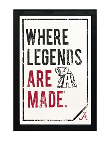 Amazon.com: Alabama Crimson Tide Poster Art - Where Legends Are Made ...