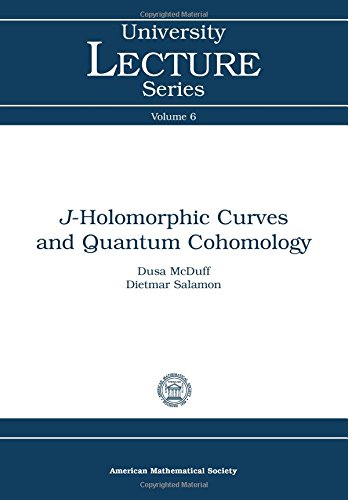 Amazon.com: J-Holomorphic Curves and Quantum Cohomology: 9780821803325 ...