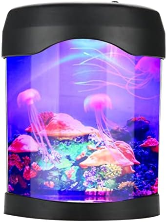 Amazon.com: Aquarium Night Light, Desktop Jelly Fish Aquarium Mood Lamp ...