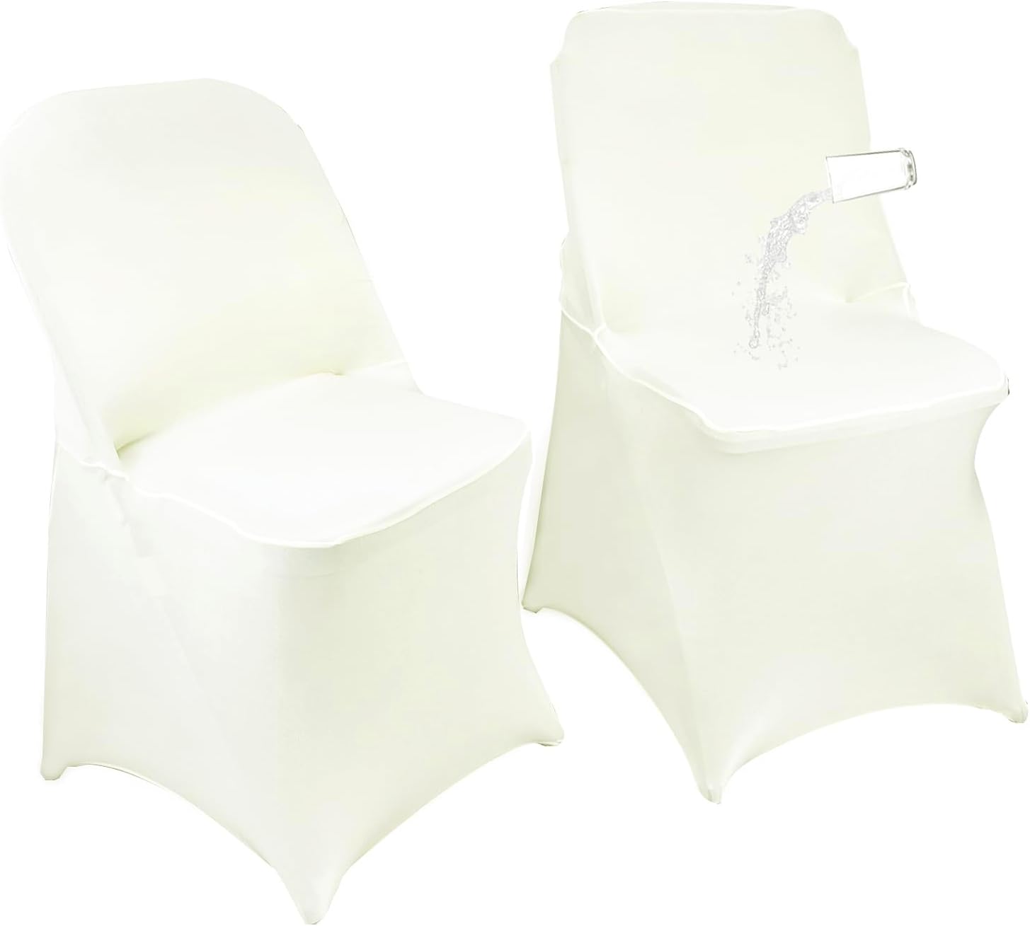 Amazon.com: Maiangel 40PCS Stretch Spandex Folding Waterproof Chair ...