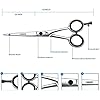 Candure Hairdressing Barber Hair Scissor for Professional Hairdressers ...