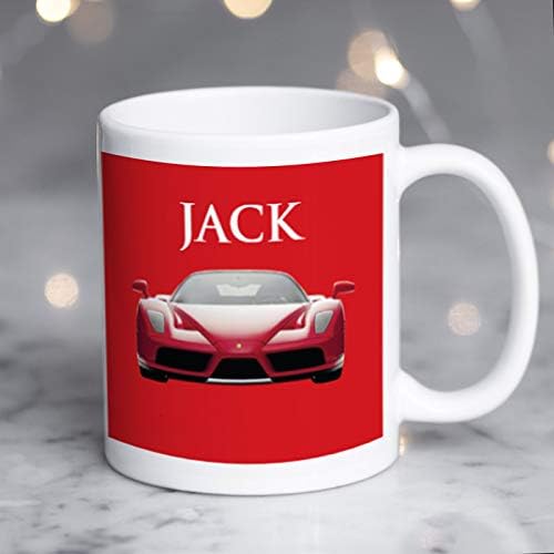 Tassen Personalised Mug Ferrari Cup for Boys and Super Car Fans of All ...