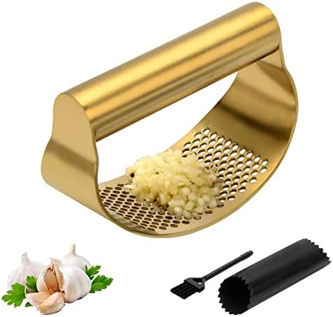 Amazon.com: Zulay Kitchen Premium Garlic Press with Soft, Easy to ...