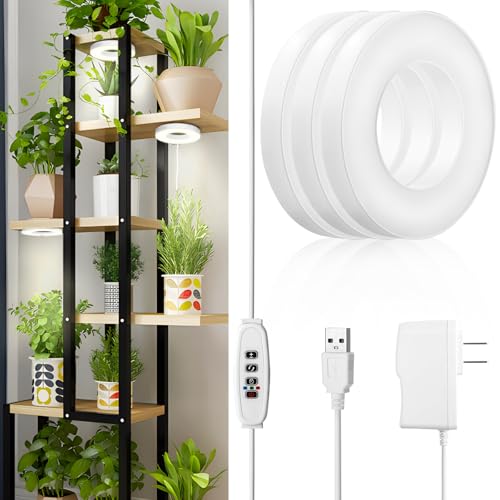 Avkast Ceiling Grow Light for Indoor Plants, 144 LEDs Full Spectrum ...