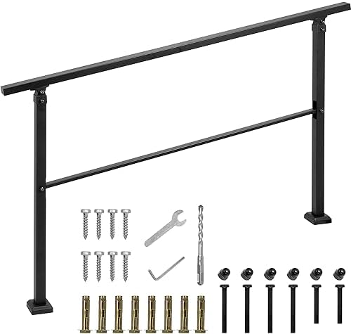 Wrought Iron Handrails for Outdoor Steps - Exterior Hand Rails for ...