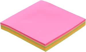 Aopai Multi Color Sticky Notes 8x8cm Set of 100 Sheets - Square Sticky ...