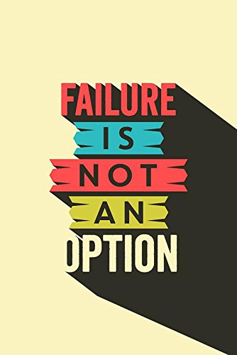 PosterGully Poster - Failure Is Not An Option Motivational A4 Size Mini ...