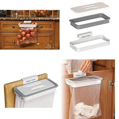 DBest Choice Attach Trash Garbage Bag Holder Kitchen Garbage Dustbin ...