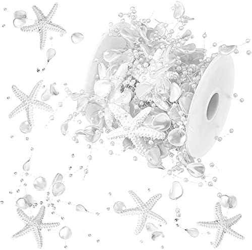 Amazon.com: 16 ft Ocean Themed Garland Ocean Beaded Starfish Shell ...