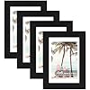Amazon.com - Hongkee 4x6 Picture Frame (4 Pack, Black), Made of Real ...