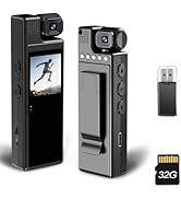 Amazon.com : Tkiplay Mini Body Camera with Audio and Video Recording ...