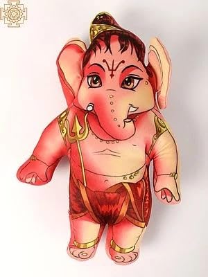 Buy Vrindavanstore.in Lord Ganesh Soft Toy Ganesh Doll Bal Ganesh Toy ...