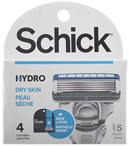 Snapklik.com : Schick Hydro 5 Sense Hydrate Razor Refills For Men, 4 Count