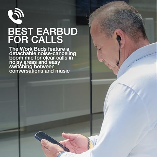 JLab Work Buds True Wireless Earbud Headset, Bluetooth Earphones with ...