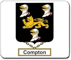 Amazon.com: Compton Family Crest Coat of Arms Mouse Pad : Office Products