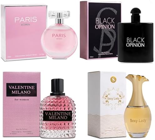 Amazon.com : A CENTER 4PCS Perfume Set for Women - Floral Fragrance ...