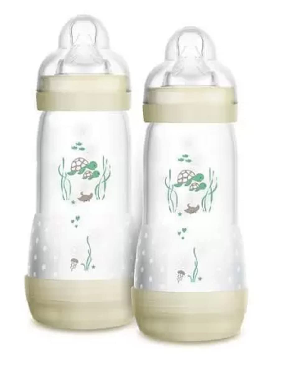 Amazon.com : Mam MAM Easy Start 320ml - Neutral Double Pack : Baby