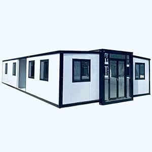 Portable Prefab Tiny Home, 40ft x 20ft, Mobile Expandable Plastic House ...
