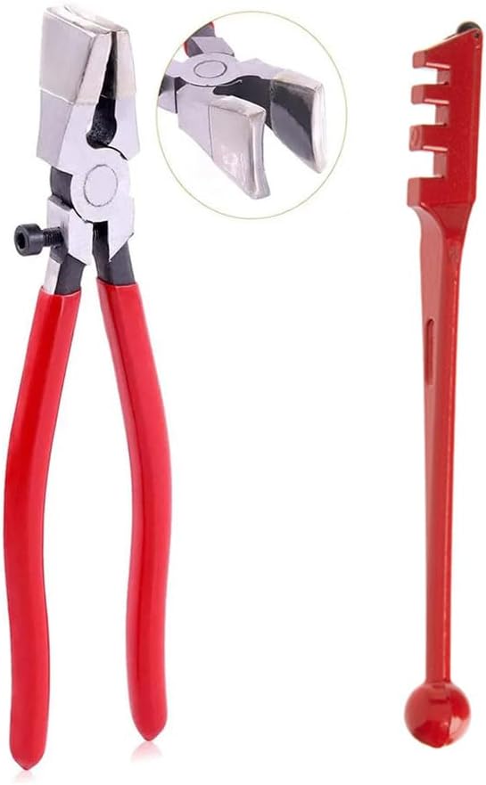 Amazon.com: MUCOFEI 2pcs Professional Heavy Duty Glass Running Pliers ...