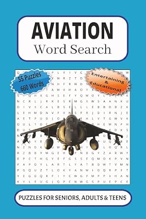 Aviation Word Search: 55 Word searches Puzzles about Aviation | 6X9 ...