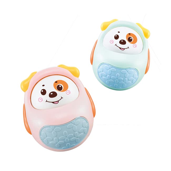 Buy Oncarnival Roly Poly Toys for Babies Push & Shake Wobbling Bell ...