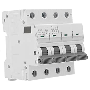DC Circuit Breaker, Mini DIN Rail Installation Low-Voltage 4P Miniature ...