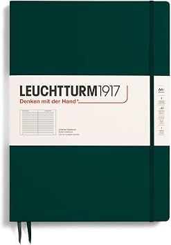 LEUCHTTURM1917 370273 Master Slim Notebook (A4+), Hardcover, 123 ...