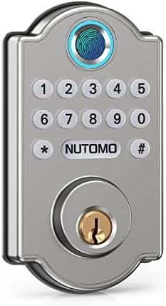 Keypad Fingerprint Door Lock Deadbolt: Digital Code Locks for Front ...