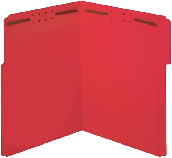 Amazon.com : Pendaflex Fastener Folders, 2 Fasteners, Letter Size, Red ...