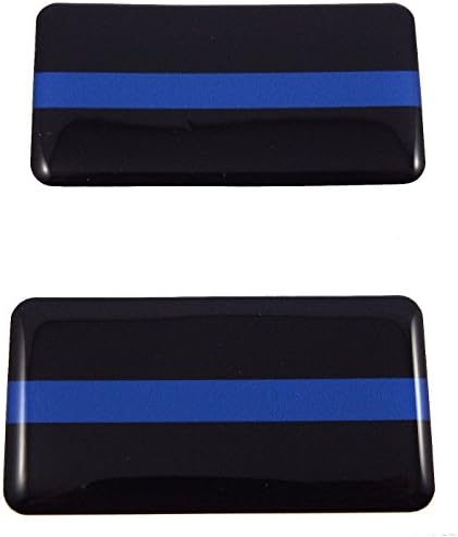 Amazon.com: USA Thin Blue line Police Flag Domed Decal 3D Sticker ...