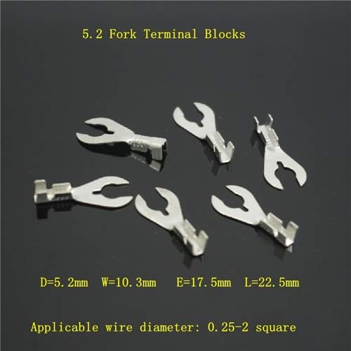 Davitu 5.2 Fork Terminals M5 Cradle Foot Ear U-Shaped Terminal Y-Type ...